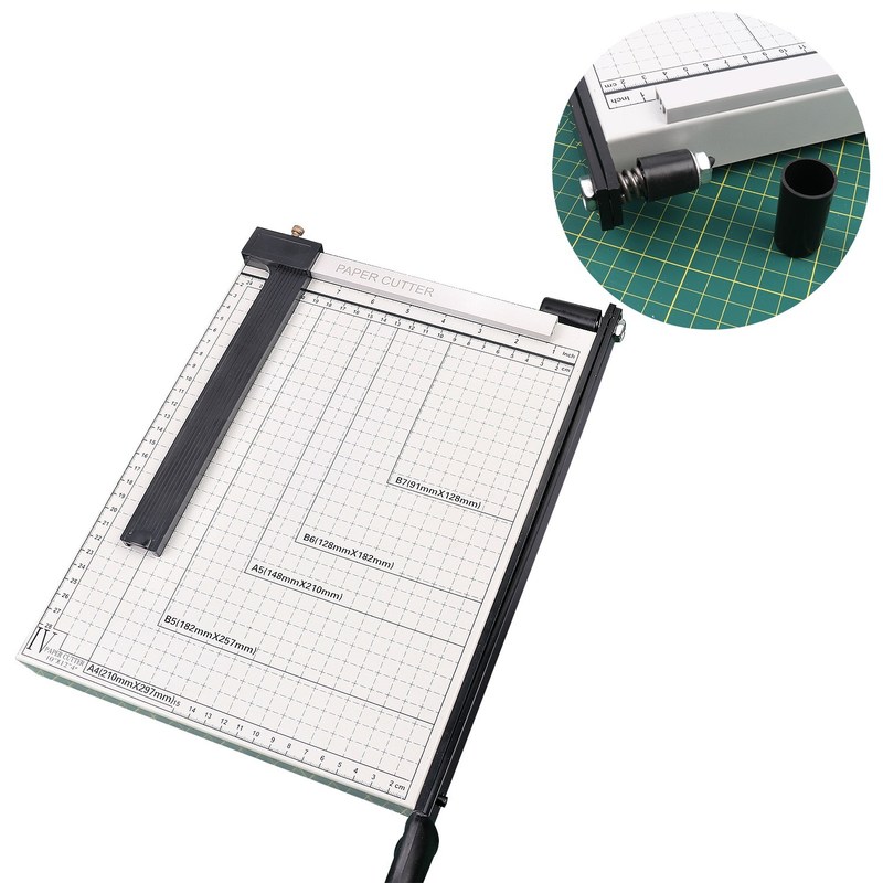 A4 Guillotine Paper Cutter for Paper Photos Labels PVC ID Card Cutting ...